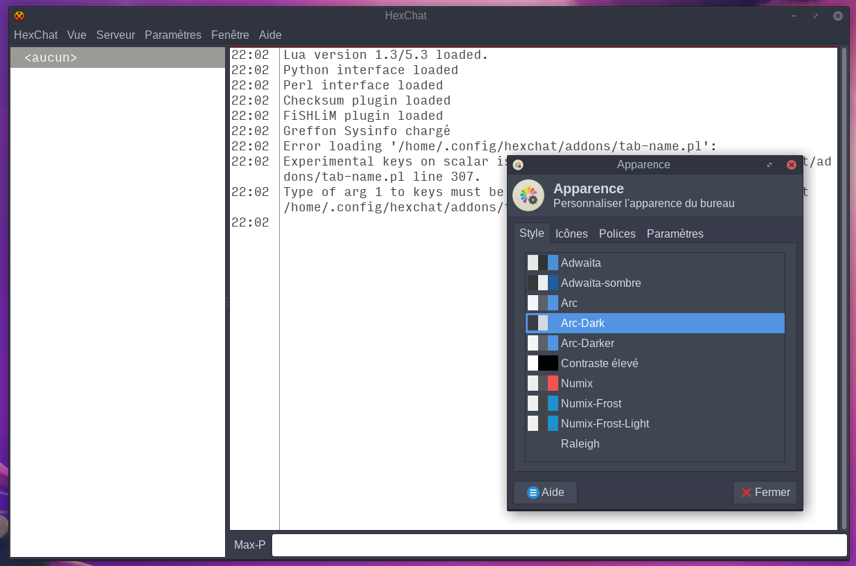Is there a way to get rid of this bright grey border in hexchat? (Sorry if this is wrong sub for ...
